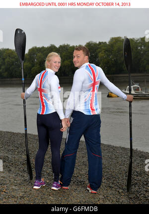 Rowing - Team GB Canoeing Kit Launch - The Embankment Studios Stock ...