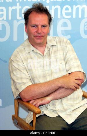 Director Guy Maddin poses for photographers to promote his new film ...