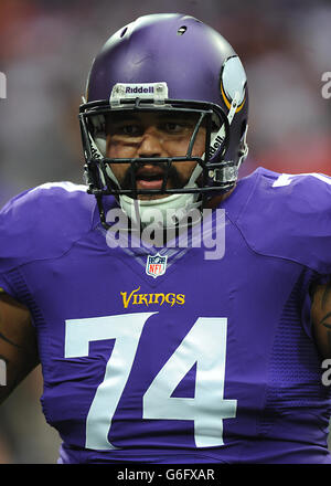 Minnesota Vikings NFL football tackle Levi Horn is shown during ...