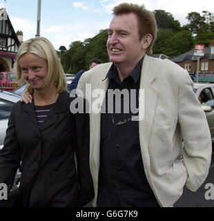Mike McCartney, brother of former Beatle Paul, arrives with wife Rowena ...