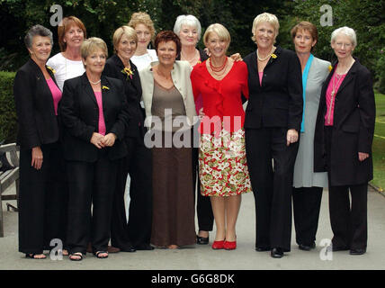The original Calendar Girls, from left to right; Tricia Stewart, Angela ...