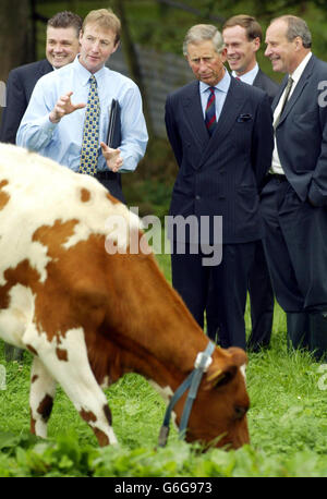 Prince of Wales Culmore House Organic Farm Stock Photo - Alamy