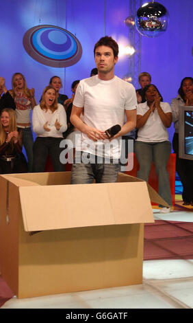 Dave Berry MTV TRL. Mtv presenter Dave Berry during MTV's TRL UK, at ...