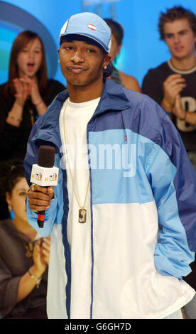 Rapper Chingy during his apperance on MTV's TRL UK at the MTV Studios ...