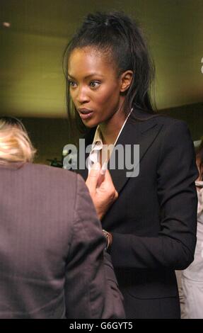 Naomi Campbell, London Fashion Week 1992, 10th October 1992 Stock Photo ...