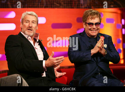 Sir Elton John during the filming of the Graham Norton Show at The ...
