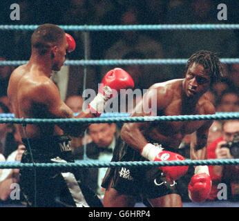 Gerald McClellan is counted out in the 10th round of his super ...