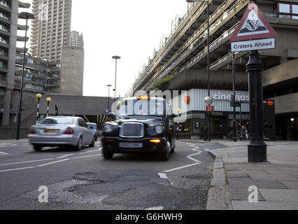 Hailo proposed road signs Stock Photo - Alamy