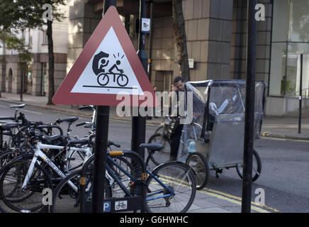Hailo proposed road signs Stock Photo - Alamy