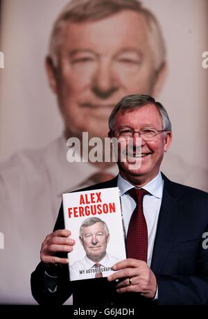 Ferguson book launch. Sir Alex Ferguson at the launch of his book ...