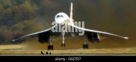 Concorde aircraft taking off from runway Stock Photo - Alamy