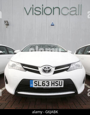 Toyota Fleet Handover - Visioncall National Office - Glasgow Stock ...