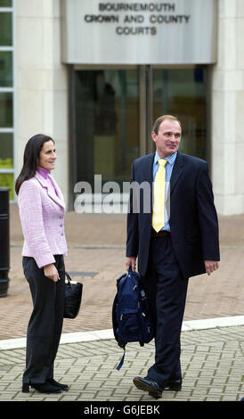Major Charles Ingram and his wife arrive at Gordon Ramsay's temporary ...