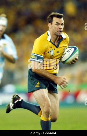 Australia v Argentina. Joe Roff of Australia in action during the 2003 ...