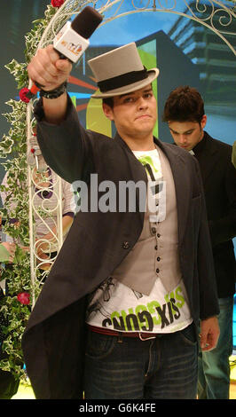 Matt Willis from boyband Busted during their guest appearance on MTV ...