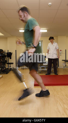Sergeant Craig Gadd of 23 Engineer Regiment, uses his new Genium ...
