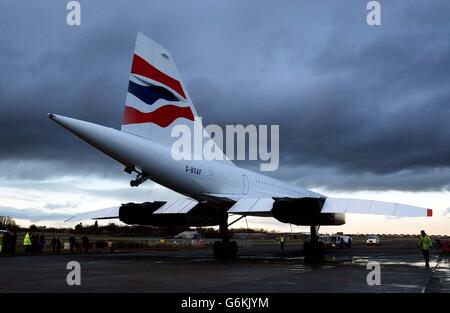 Concorde's final flight Stock Photo - Alamy