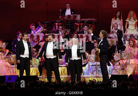 Andre Rieu performance - London. Dutch violinist and conductor Andre ...
