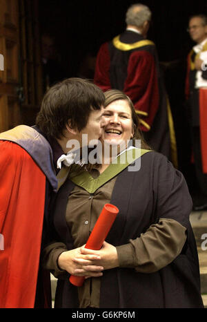 Ian Rankin and Miranda Harvey (Rankin's wife) with the winner of there ...