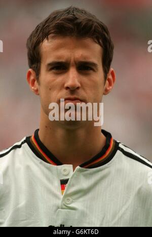 Soccer Euro 96 .... Germany v Czechoslovakia, Old Trafford Stock Photo ...