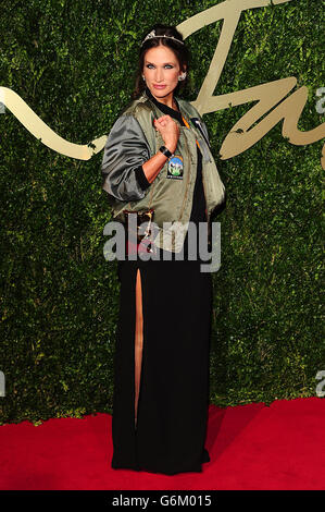 Emily Kennedy arriving for the 2013 British Fashion Awards, at The ...