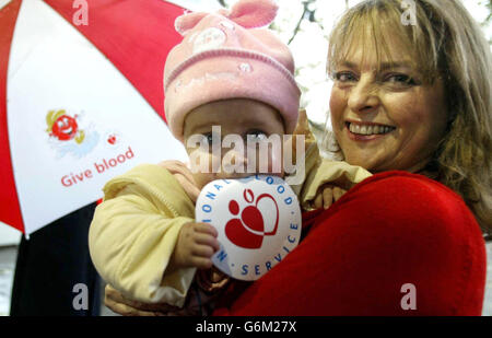 Former Blue Peter presenter Janet Ellis with her daughter Sophie Ellis ...