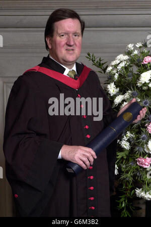 Lord Robertson of Port Ellen, Secretary-General of NATO with his wife ...
