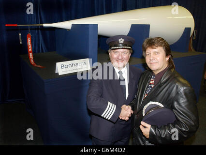 Concorde captain Mike Bannister after A British Airways Concorde landed ...