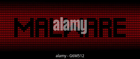 Phishing text on red laptops background illustration Stock Photo - Alamy