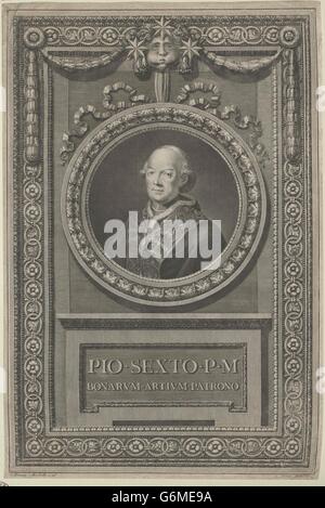 Pius VI., papa Stock Photo - Alamy