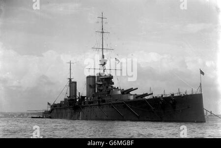 HMS LION as flagship of the Royal Navy Grand Fleet in action during WW1 ...