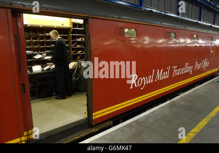 One of the last Royal Mail Travelling Post Offices(TPO's)where the mail ...