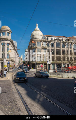 A street scene in the city of Porto Stock Photo - Alamy