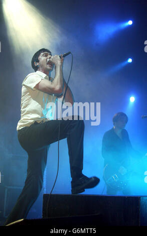 Suede perform live at Brixton Academy London, England - 20.05.11 Stock ...