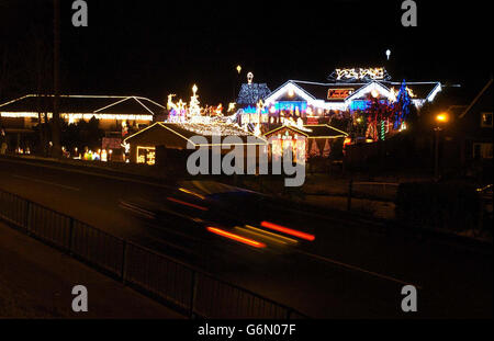 The home of Danny Meikle of Bellfield Road, Lanarkshire, after winning ...