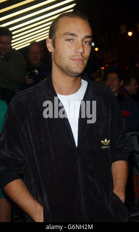 Callum Best arrives at the UK film premiere of 'Casanova', at the Vue ...