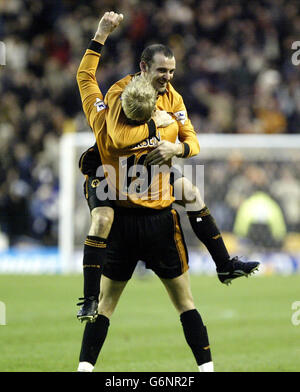 Wolverhampton Wanderers' Colin Cameron celebrates after scoring the ...