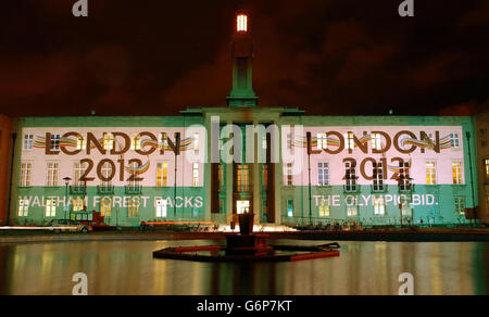 Waltham Forest Town Hall front. - Waltham Forest, United Kingdom : May ...
