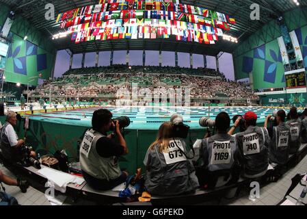 Swimming - Atlanta Olympic Games. Photographers at work in the GT ...