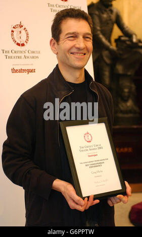 Greg Hicks at the Critics' Circle Theatre Awards 2003 Stock Photo - Alamy