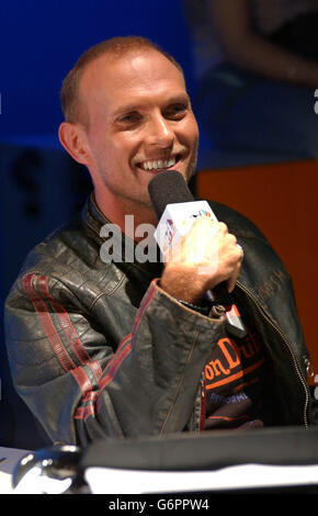 Actor Luke Goss during his appearance on MTV's TRL UK show, at the MTV ...