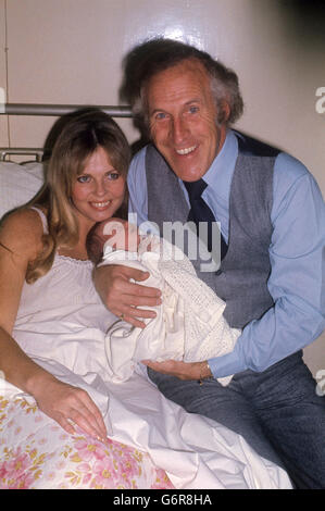 Bruce Forsyth visits his wife Anthea Redfern and their new daughter ...