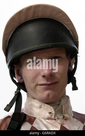 M. Foley. Jockey Marcus Foley at Wetherby Race Course Stock Photo - Alamy