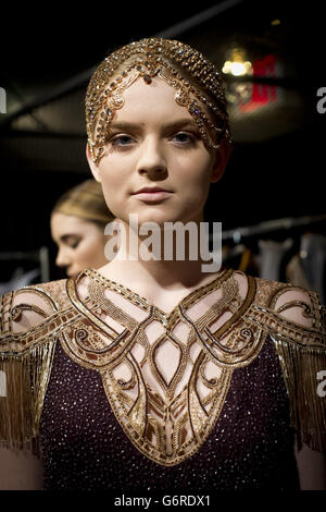 Alon Livne backstage - New York Fashion Week 2014 Stock Photo - Alamy