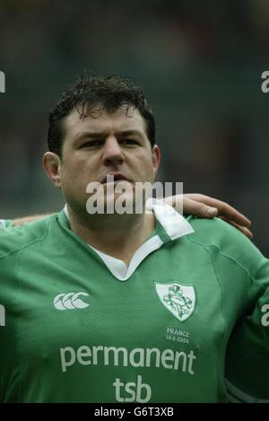 Ireland's Reggie Corrigan lines up for the RBS 6 Nations match at the ...