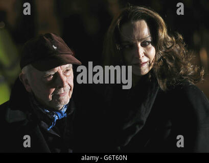 Photographer, David Bailey, and his wife Catherine Dyer at the VIP ...