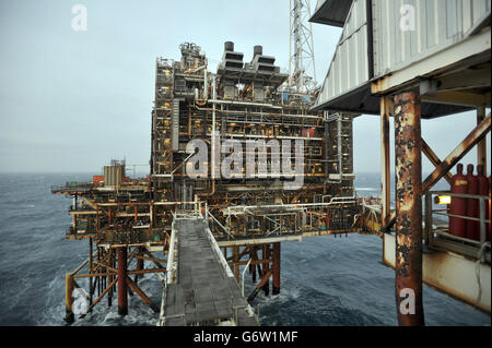 A view of part of the BP Etap platform (Eastern Trough Area Project) in ...