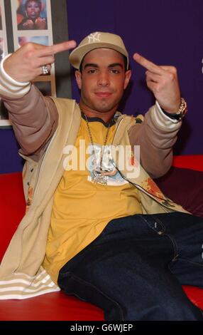 Singer Eamon during his guest appearance on MTV TRL UK at the MTV ...