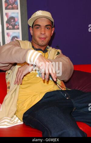 Singer Eamon during his guest appearance on MTV TRL UK at the MTV ...