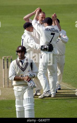 Sussex's Jason Lewry Stock Photo - Alamy